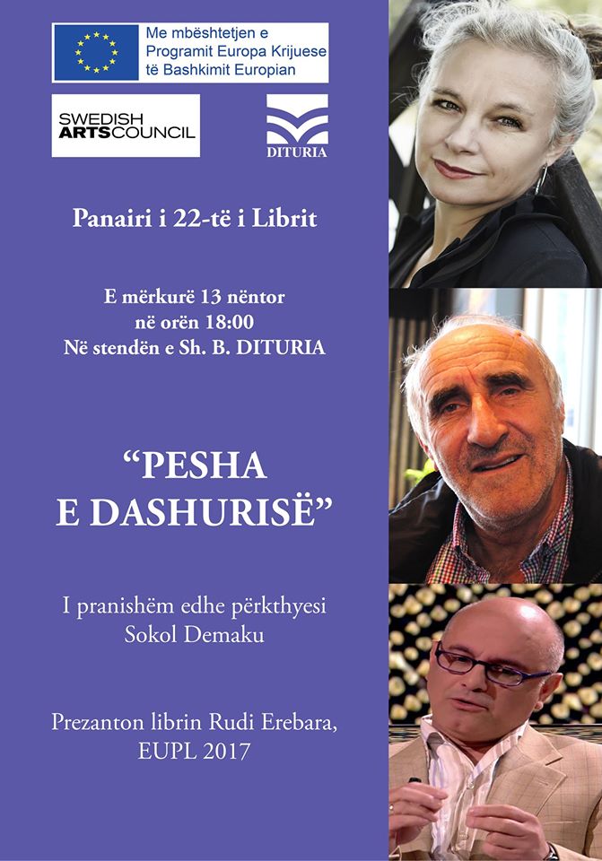 Panairi i 22-të i librit: Prezantim i librit “Pesha e Dashurisë ...